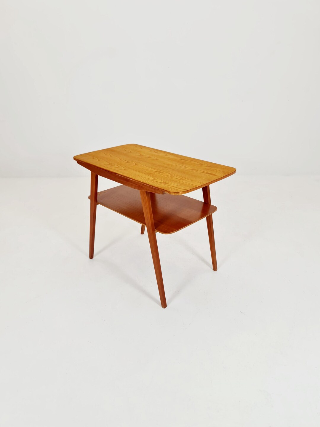 German Mid Century Ash Coffe Table, Side Tables by Else Möbelfabrik ...
