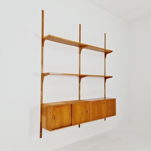 Danish Modern Modular Oak Shelving System by Hansen & Guldborg Mobler ...