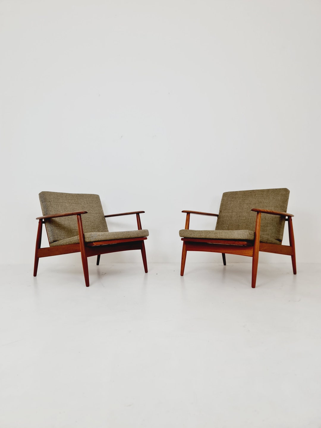 Mid-century Danish Teak Lounge Chair/armchair by Frank Brother for ...