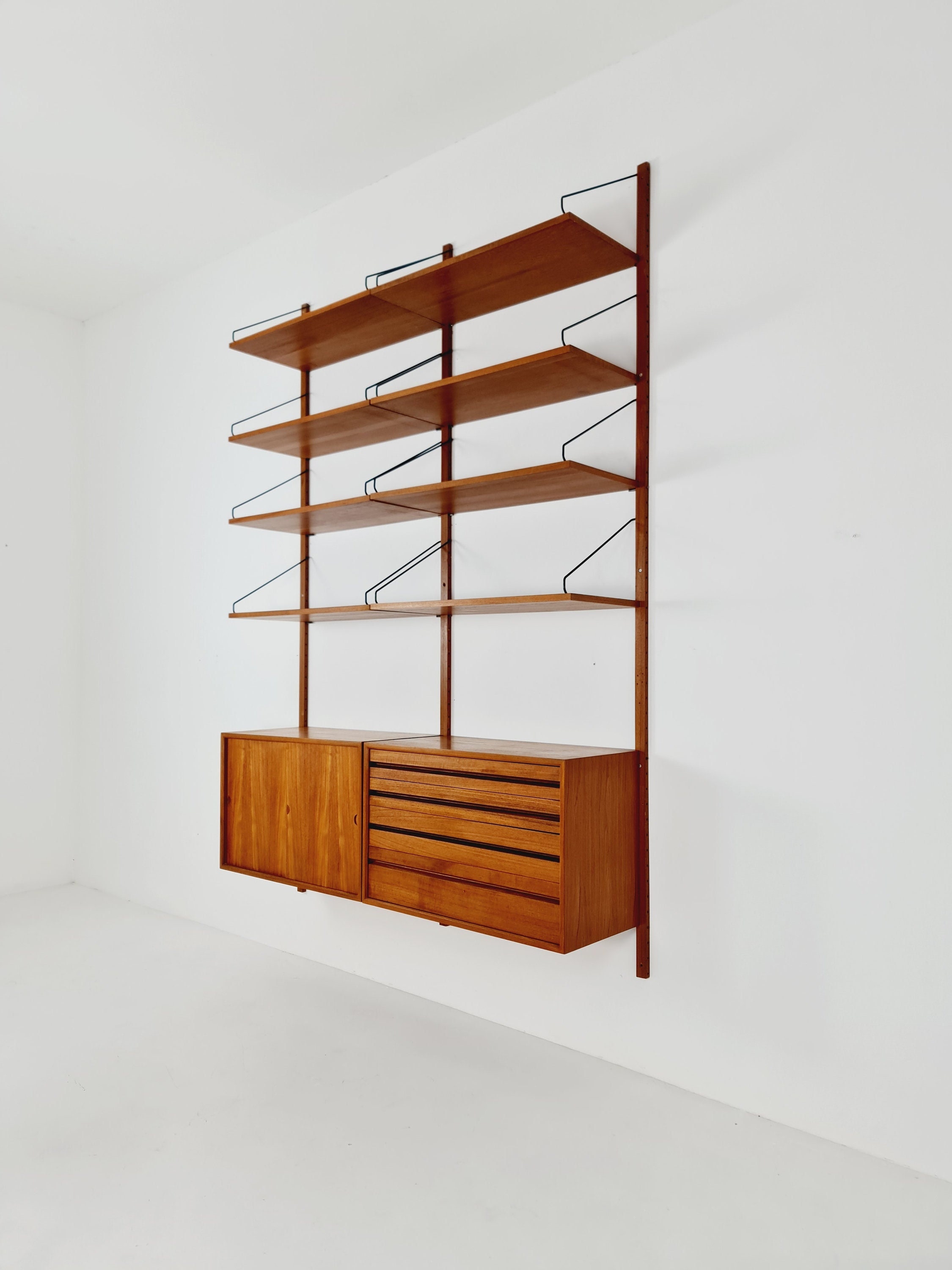 Teak wall units for sale store