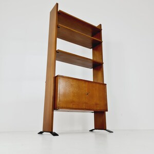 Mid-century Italian Freestanding Vintage Library Bookcase Shelf, 1960s ...
