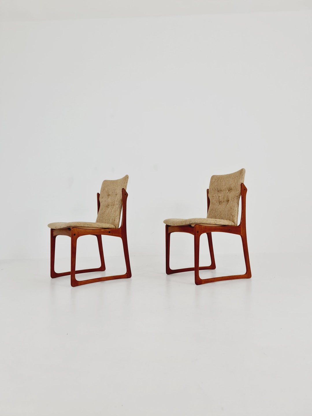 Vintage Danish Teak Dining Charis by Vamdrup Stolefabrik, 1960s, Set of ...