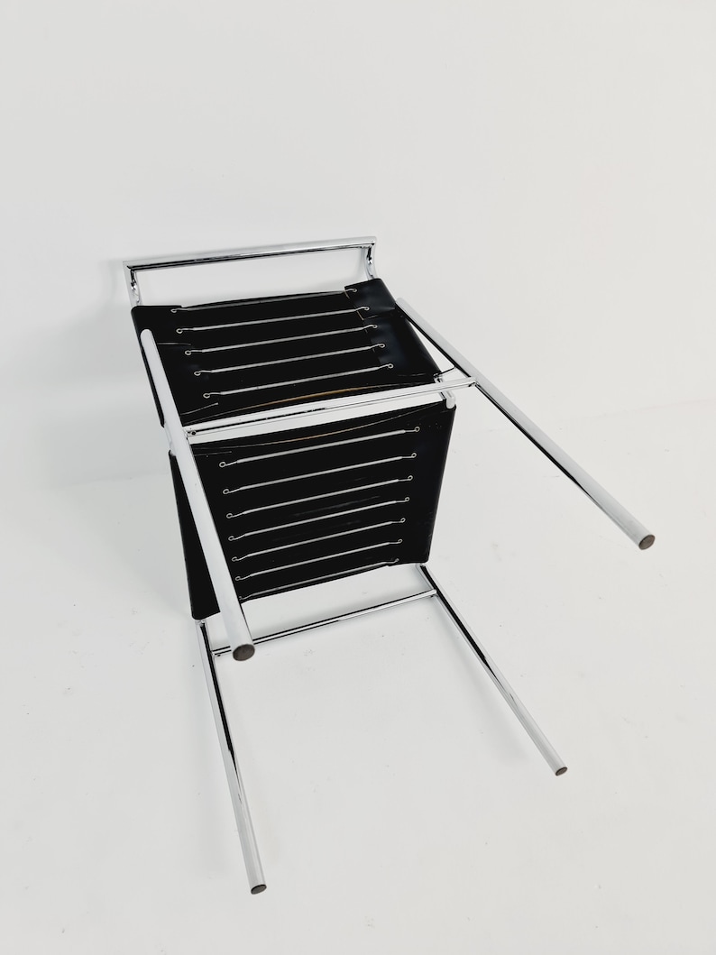 Classicon Roquebrune Chair in Black With Chrome Legs by Eileen - Etsy