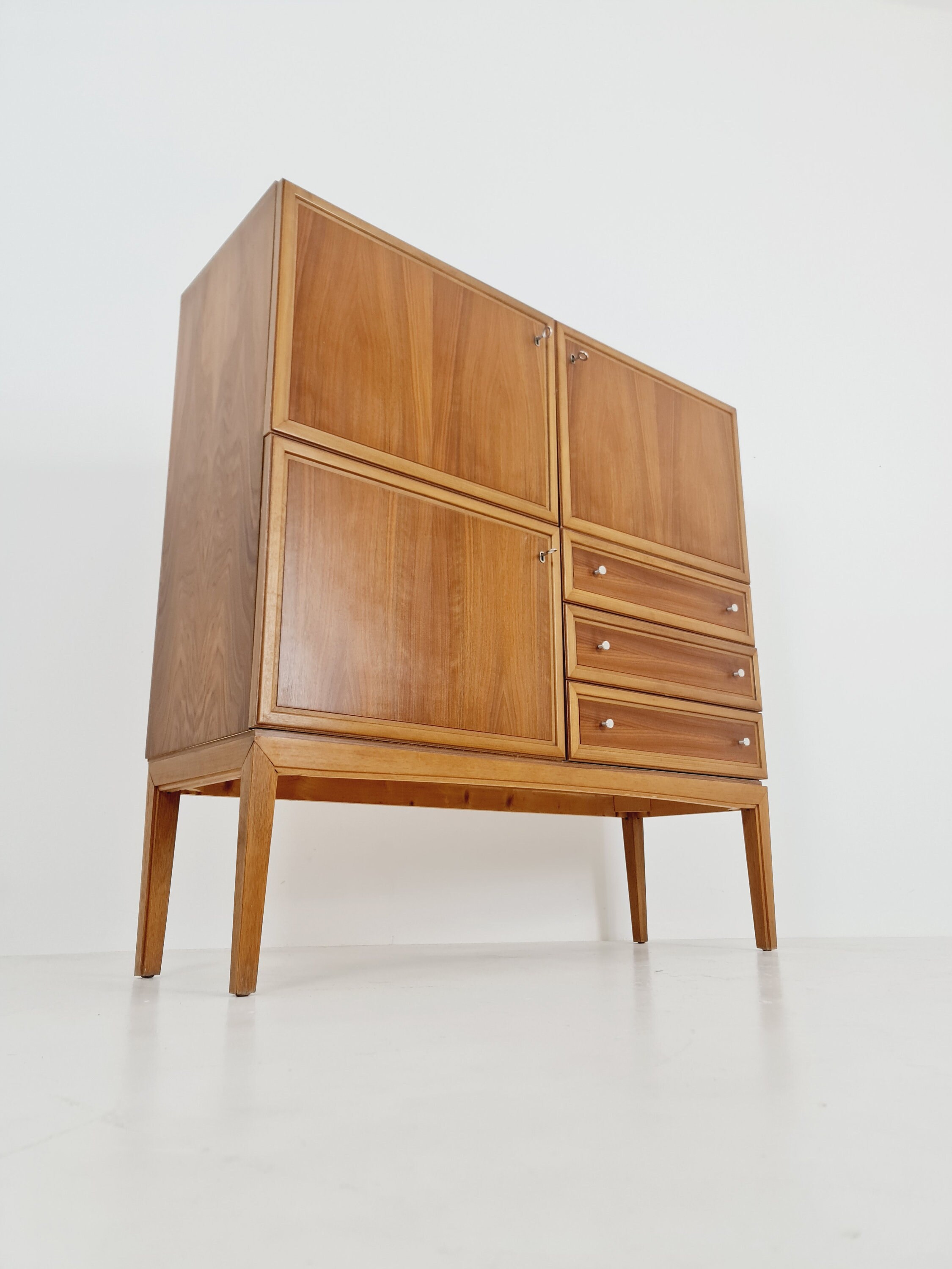 Highboard Walnut & Teak German by Palette Work Furniture - Etsy