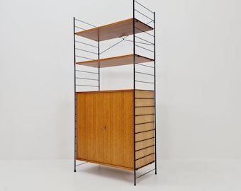 String Shelf System, Bookcase Cabinet Teak by WHB Germany, 1950s - Etsy