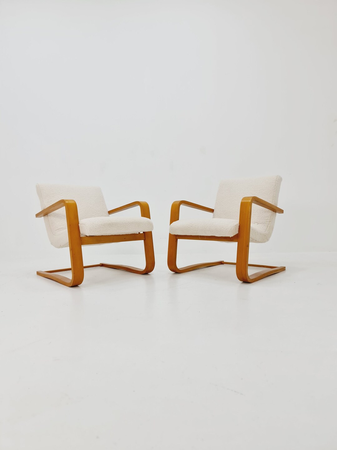 Mid-century Pair of German Lounge Armchairs, Bentwood 1960s - Etsy