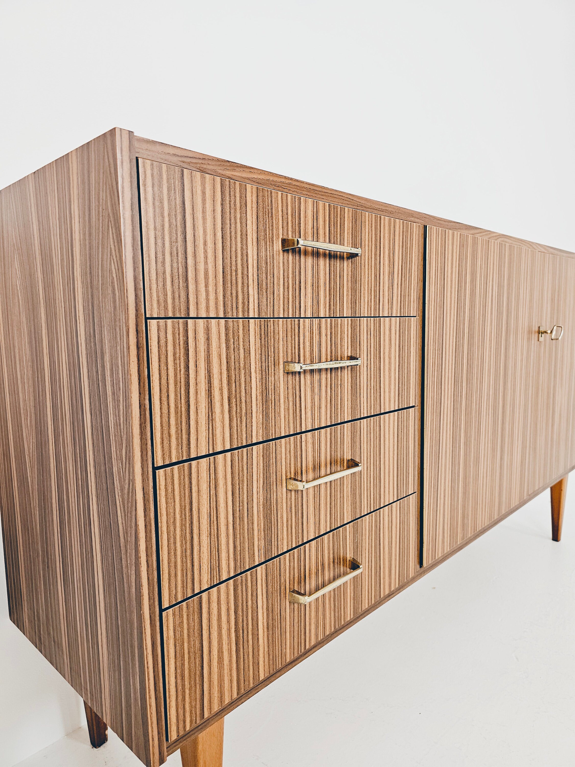 Midcentury German Vintage Formica Sideboard, 1970s - Etsy