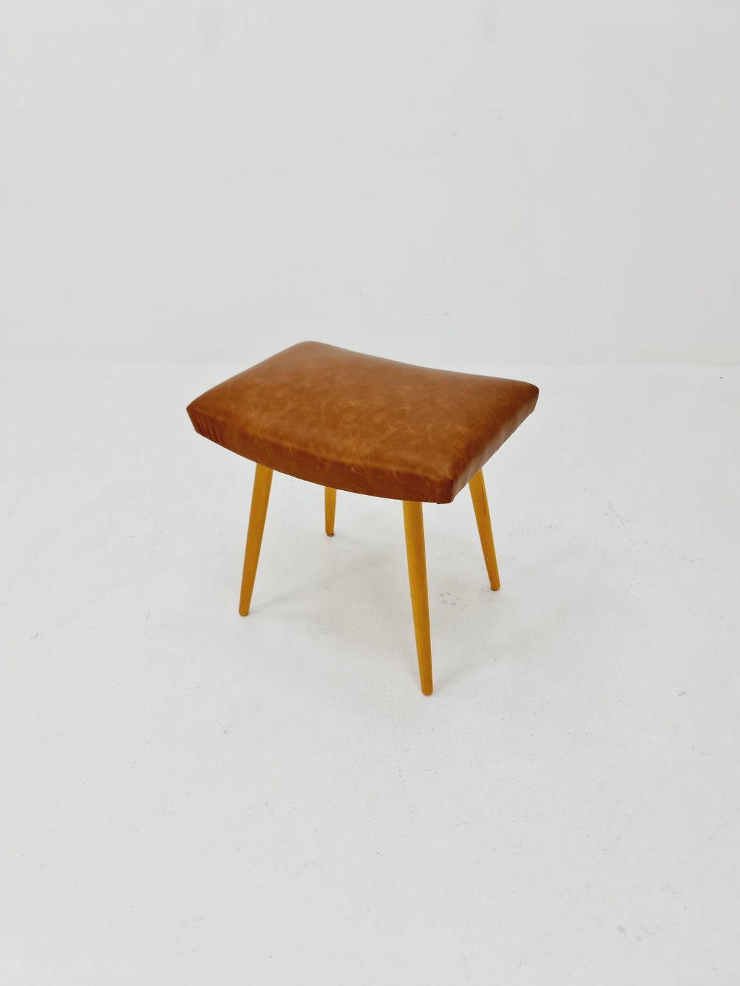 Mid Century Modern German Ottoman/footstool Make up Stool From the 50s ...