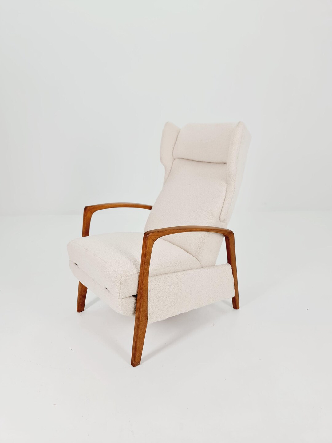 German Lounge Chair With Foot Rest, 1940s - Etsy