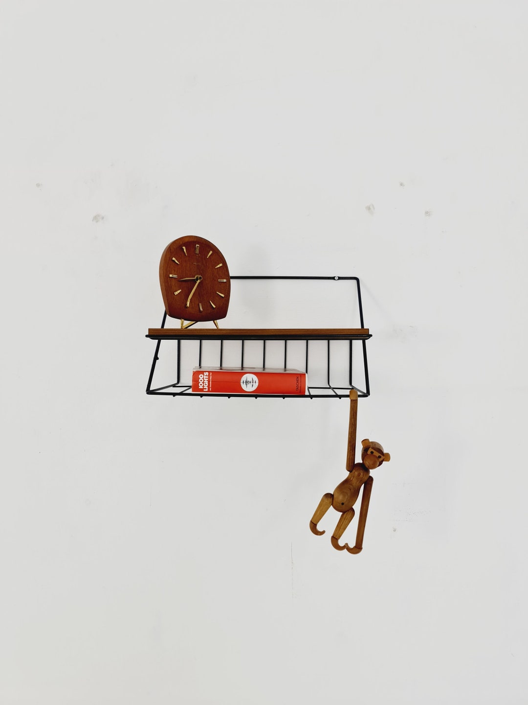 Scandinavian String Hanging Telephone Table/ Shelf/ Bedside Table ...