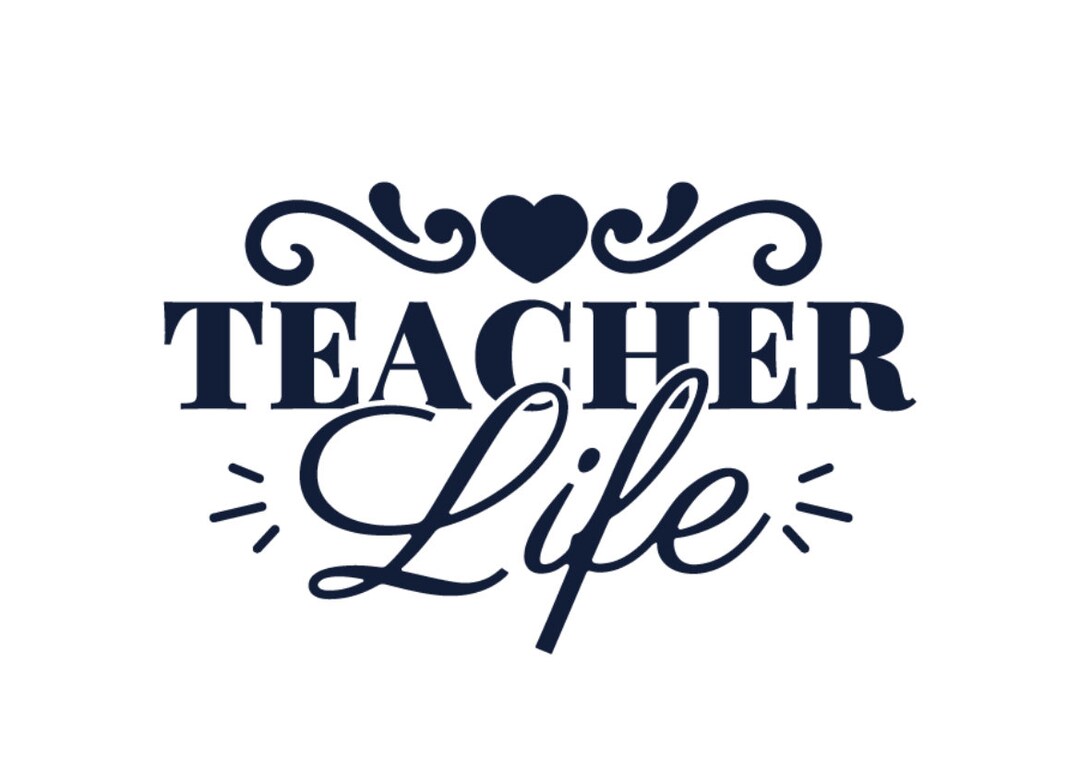 Teacher Life Decal, Teacher Life Sticker, Teacher Car Decal, Gift for ...