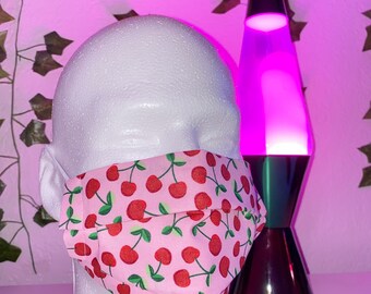 Cherry Mask Embroidery Design Cherry Mask Machine - Etsy