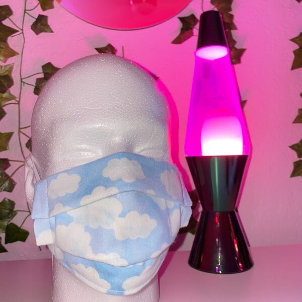 Cloud Face Mask - Etsy