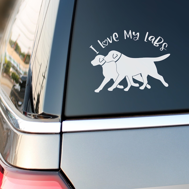 Dog Car Decals - Etsy