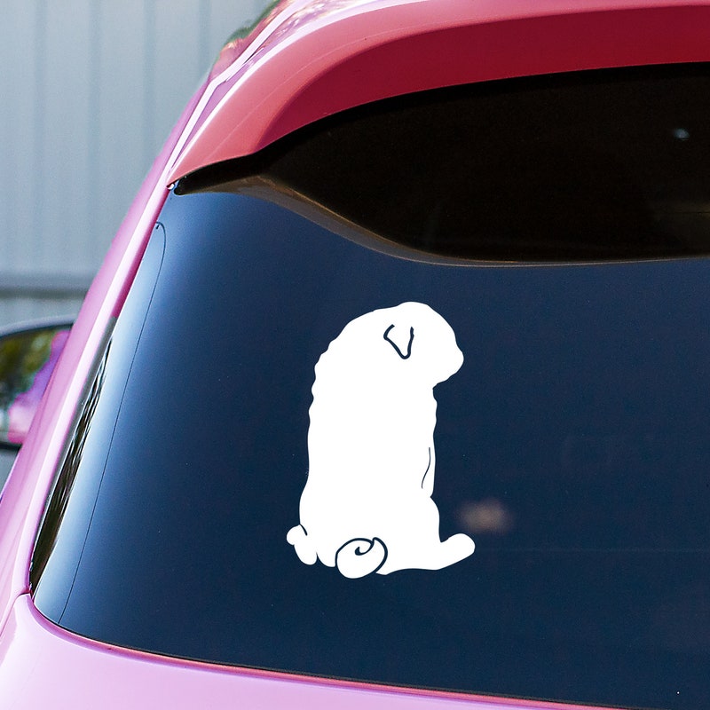 Pug Decals for Vehicles - Etsy