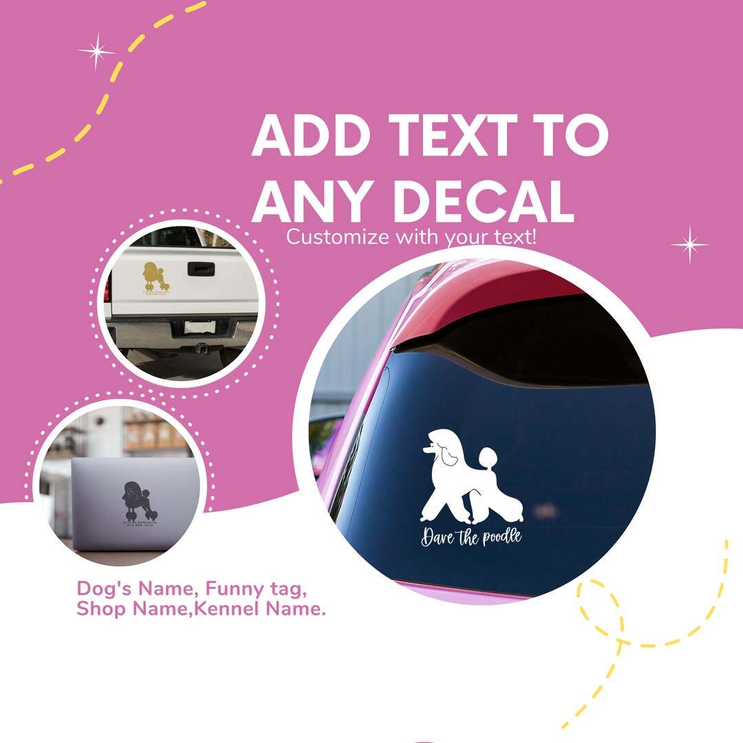 Add Text to Your Decal - Etsy