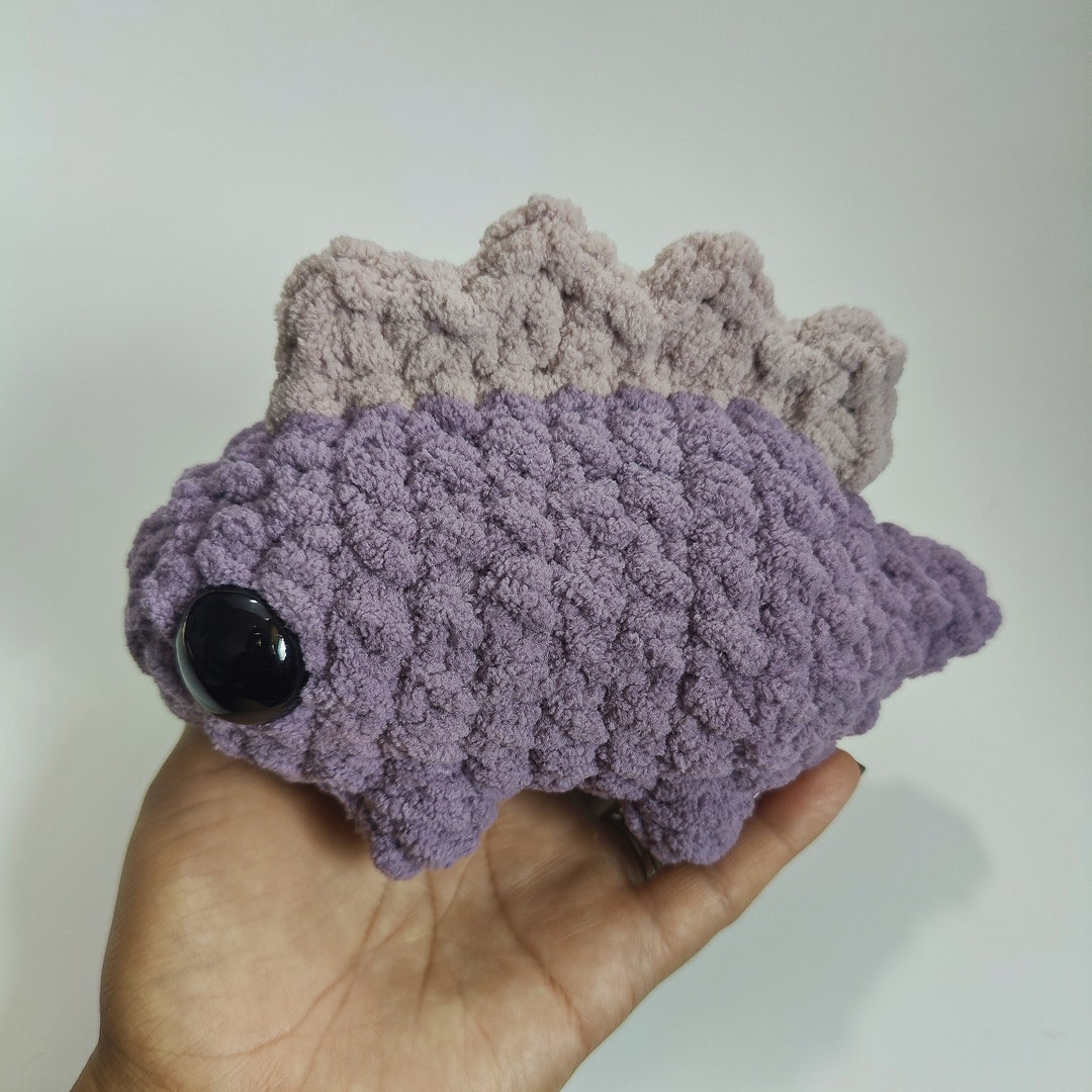 Crochet Chunky Dino/chubby Stegosaurus/squishy Dinosaur - Etsy