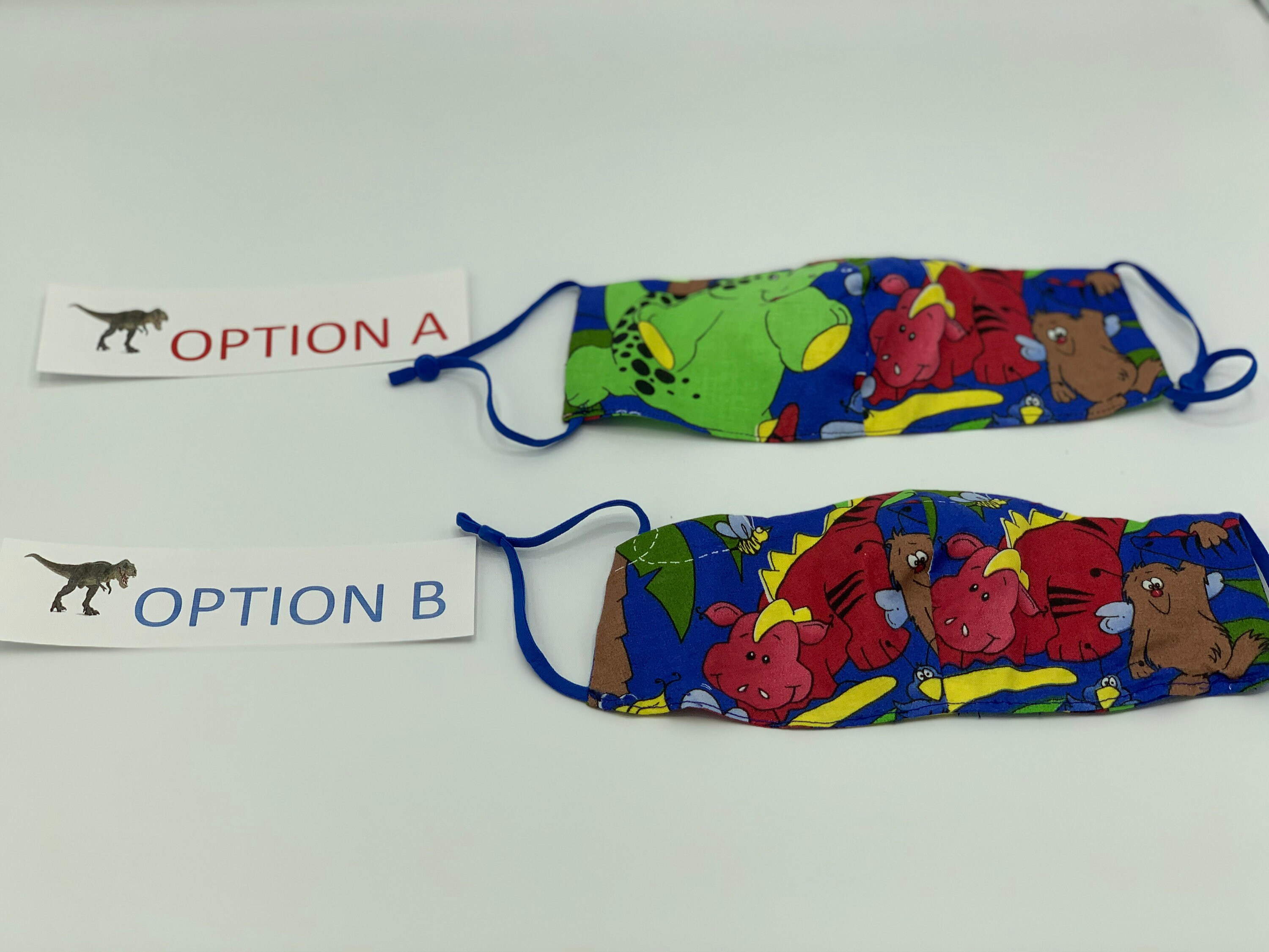 Kids Fun Dinosaur Face Mask Ages 7-9 - Etsy Denmark