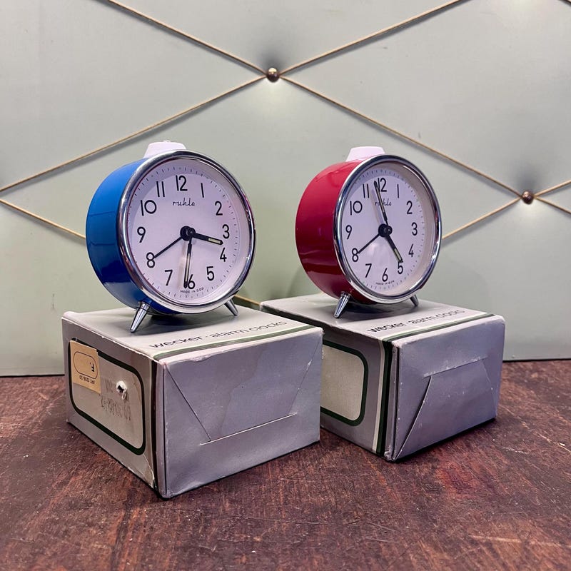 Vintage junghans trivox silentic alarm clock - Etsy.de