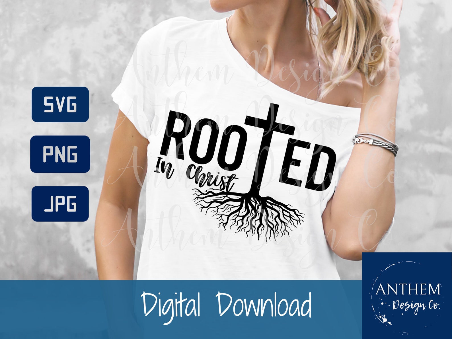 Rooted in Christ Svg, Rooted in Christ, Christian Svg, Religious Svg ...