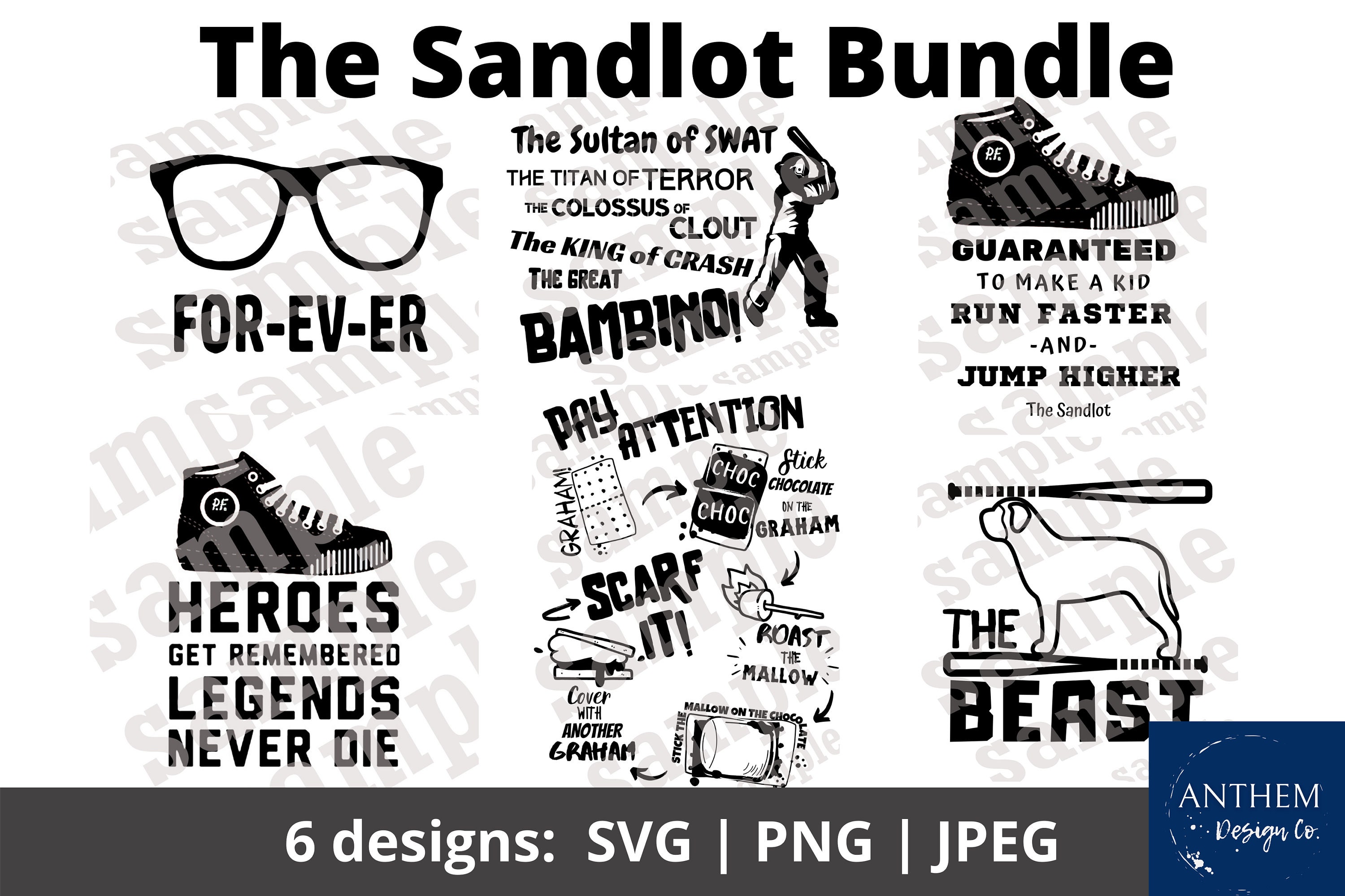 El paquete Sandlot SVG The Sandlot svg forever svg smalls | Etsy