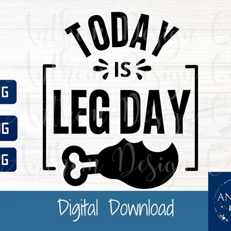 Leg Day Svg - Etsy