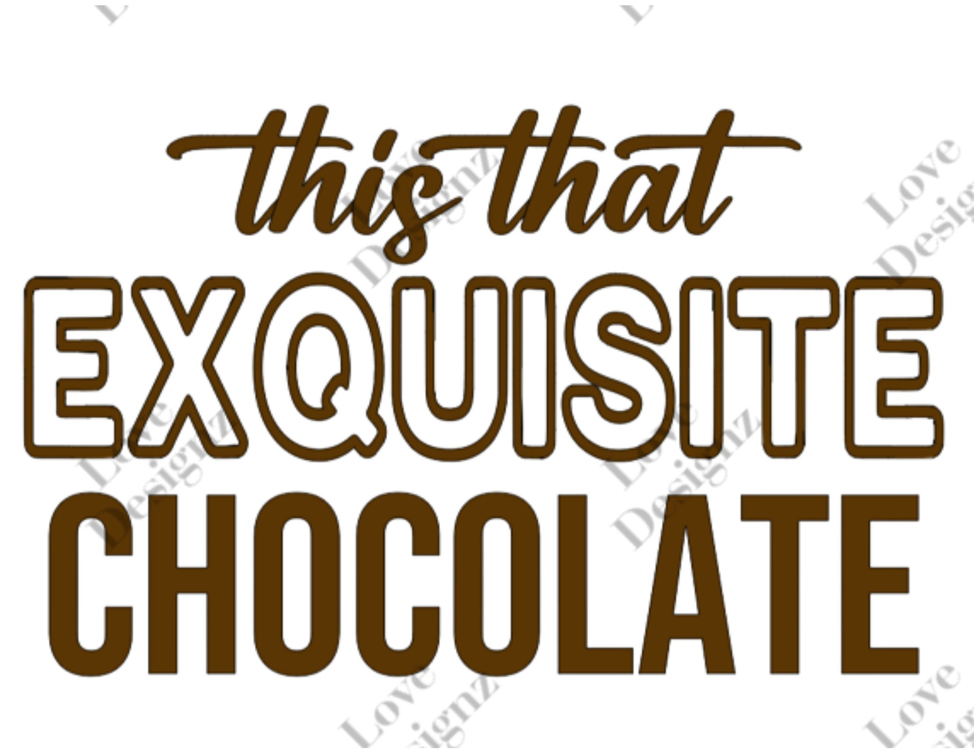 Chocolate Svg, Exquisite Chocolate Svg, Woman Owned Business Svg - Etsy