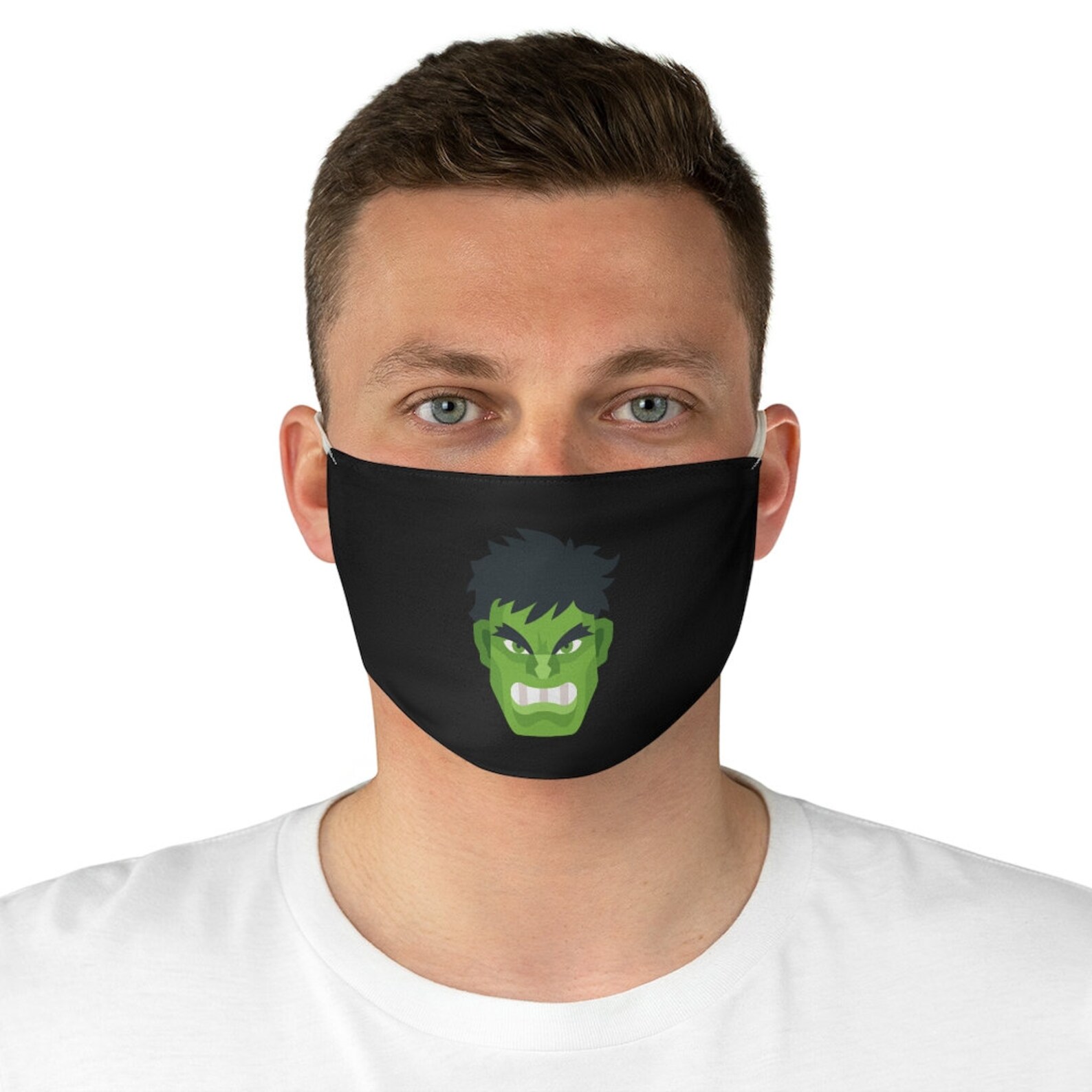 Hulk Face Mask Superhero Face Mask Hulk Face Mask Cloth | Etsy
