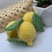 Lemon Crochet Keychains - Etsy