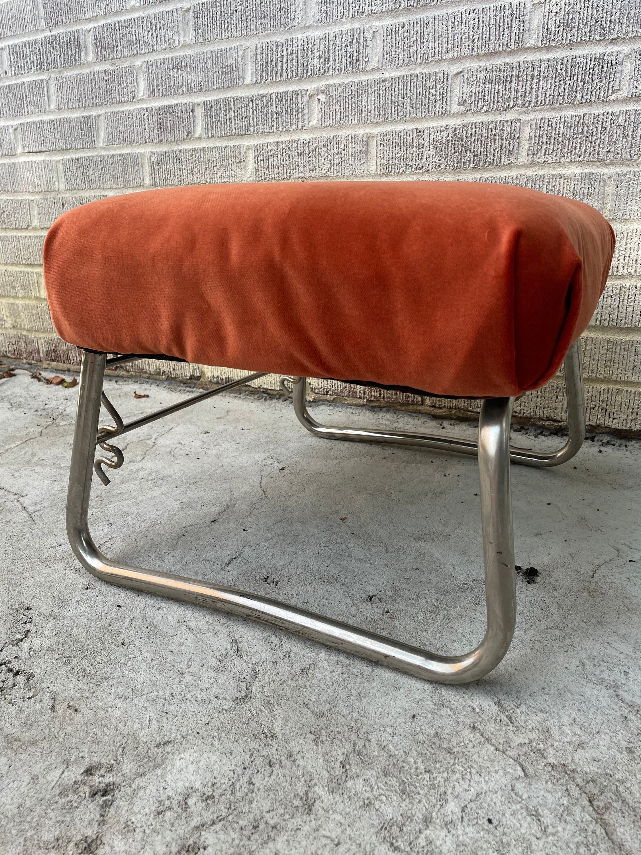 Vintage Pearl Wick Leg Lounger - Etsy