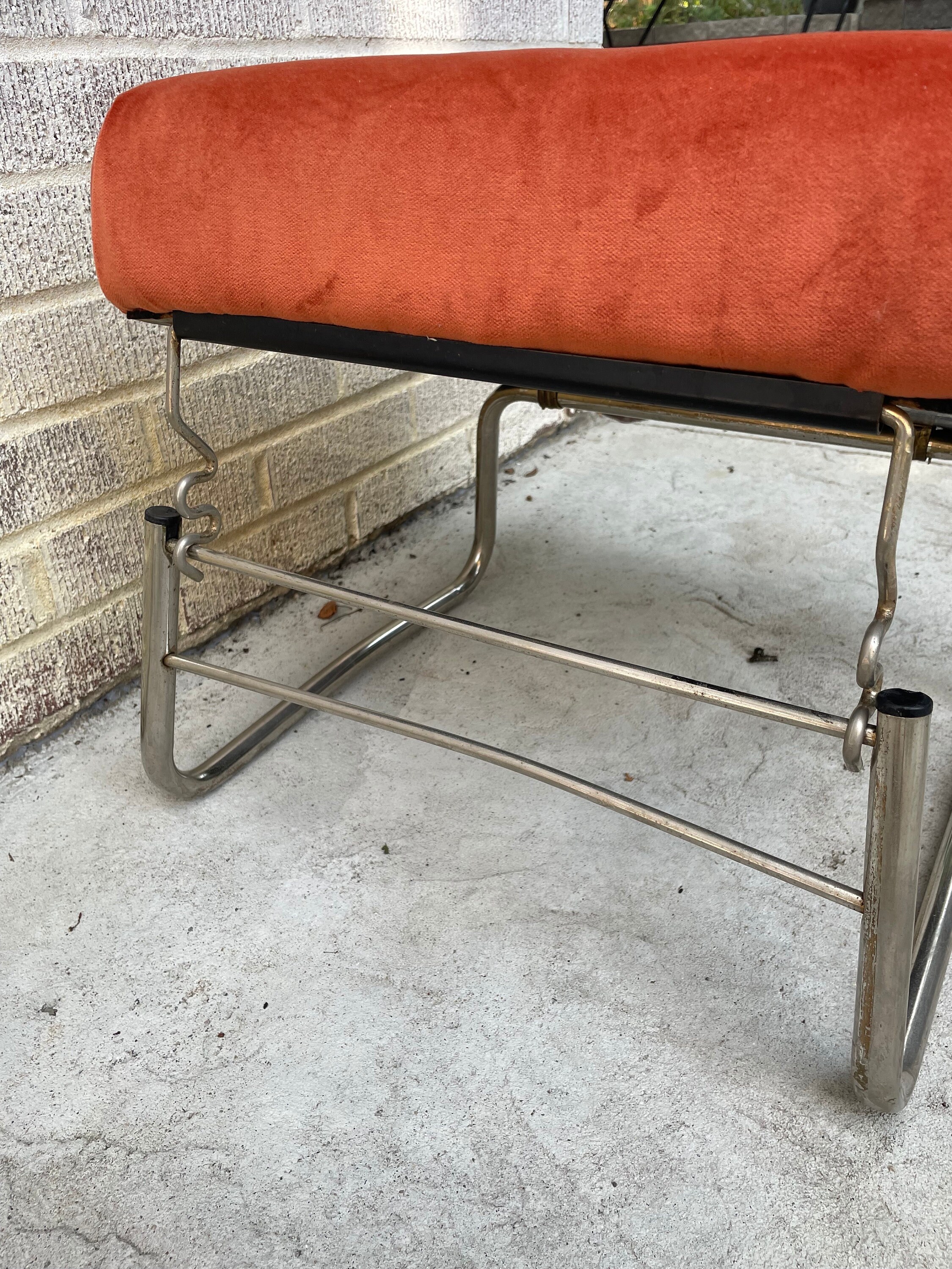 Vintage Pearl Wick Leg Lounger - Etsy