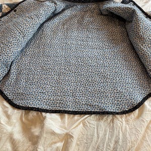 Handmade Quilt Coat From Vintage Handsewn Circle Pattern Quilt Flora ...