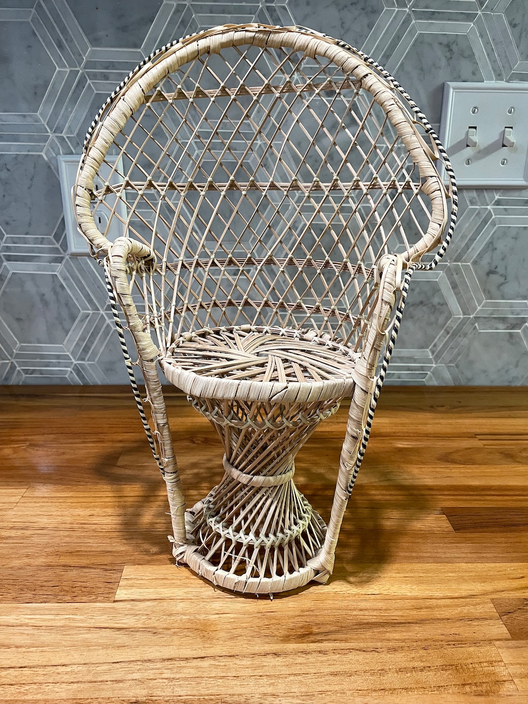 Wicker Doll Chair or Plant Stand - Etsy