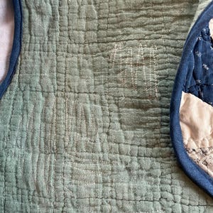 Bolero Vest From Vintage Handsewn Indigo Snowball Quilt Medium - Etsy