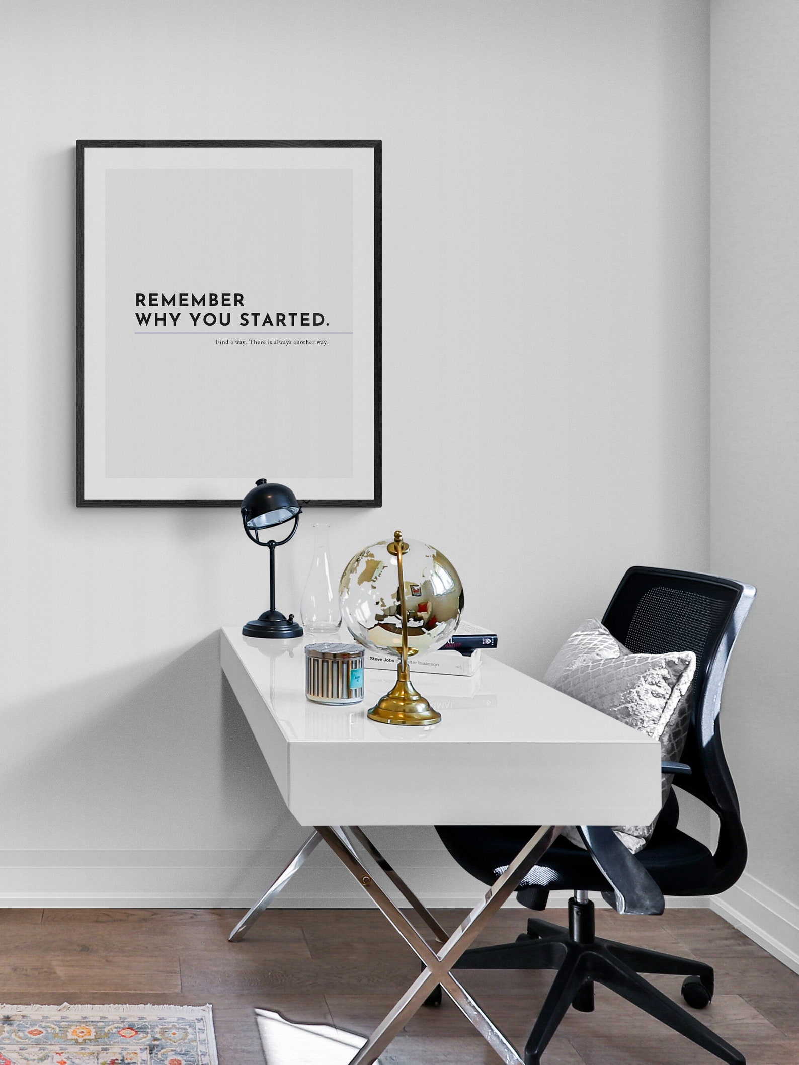 Remember Why You Started Poster Inspirational Quotes Poster - Etsy