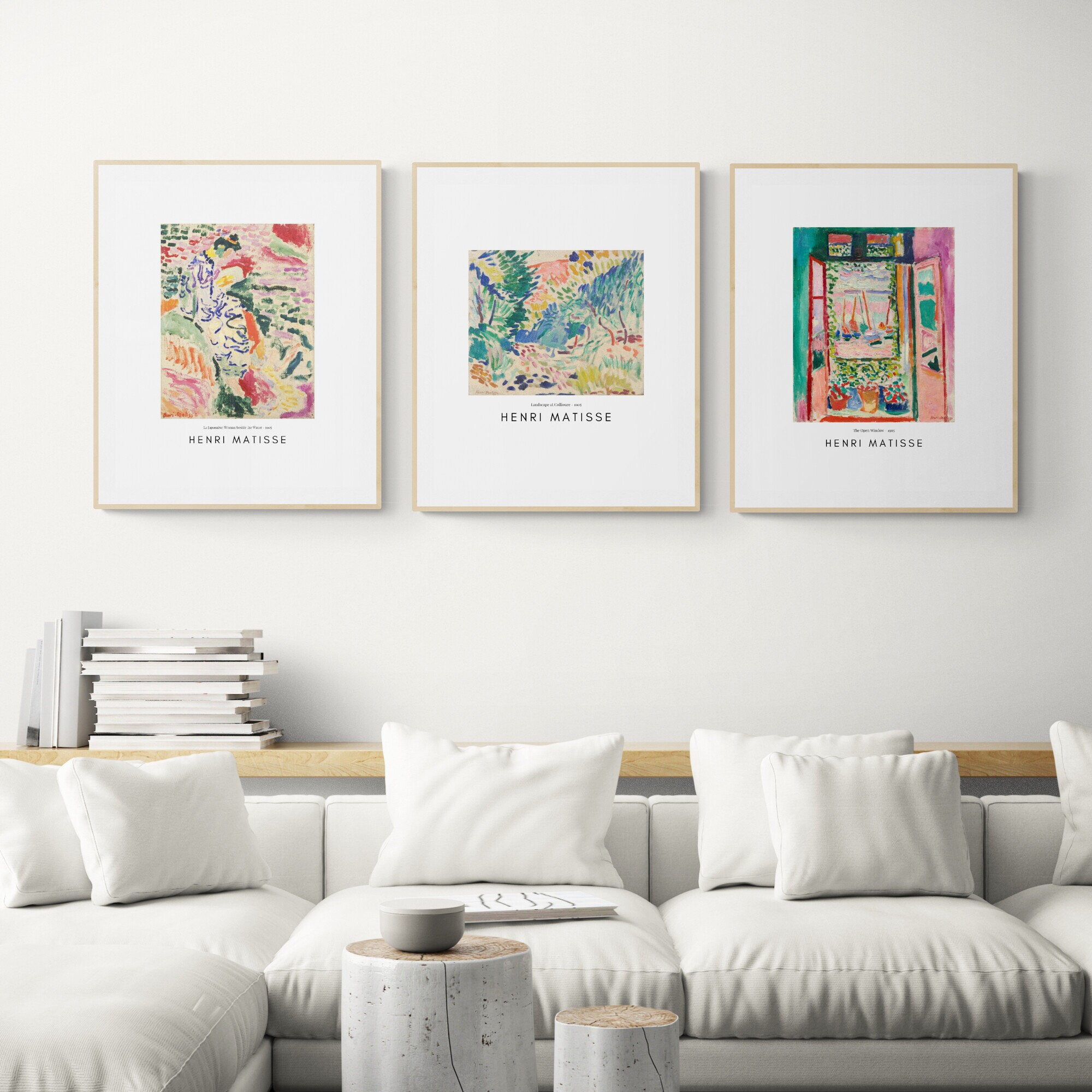 Matisse Painting Set of 3 Exhibition Poster Gallery Wall Set La ...