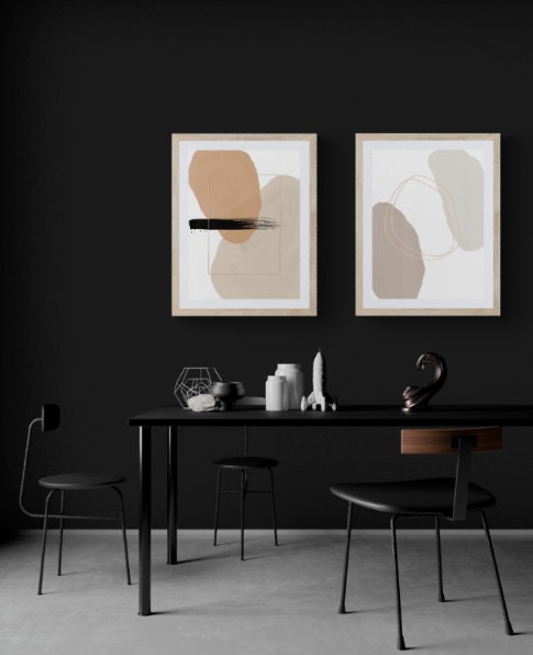 Abstract Neutral Art Modern Minimal Printable Wall Art Neutral Print ...