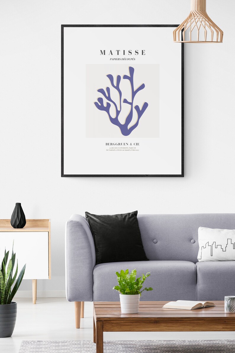 Matisse Cutouts Poster Henri Matisse Art Print Matisse - Etsy