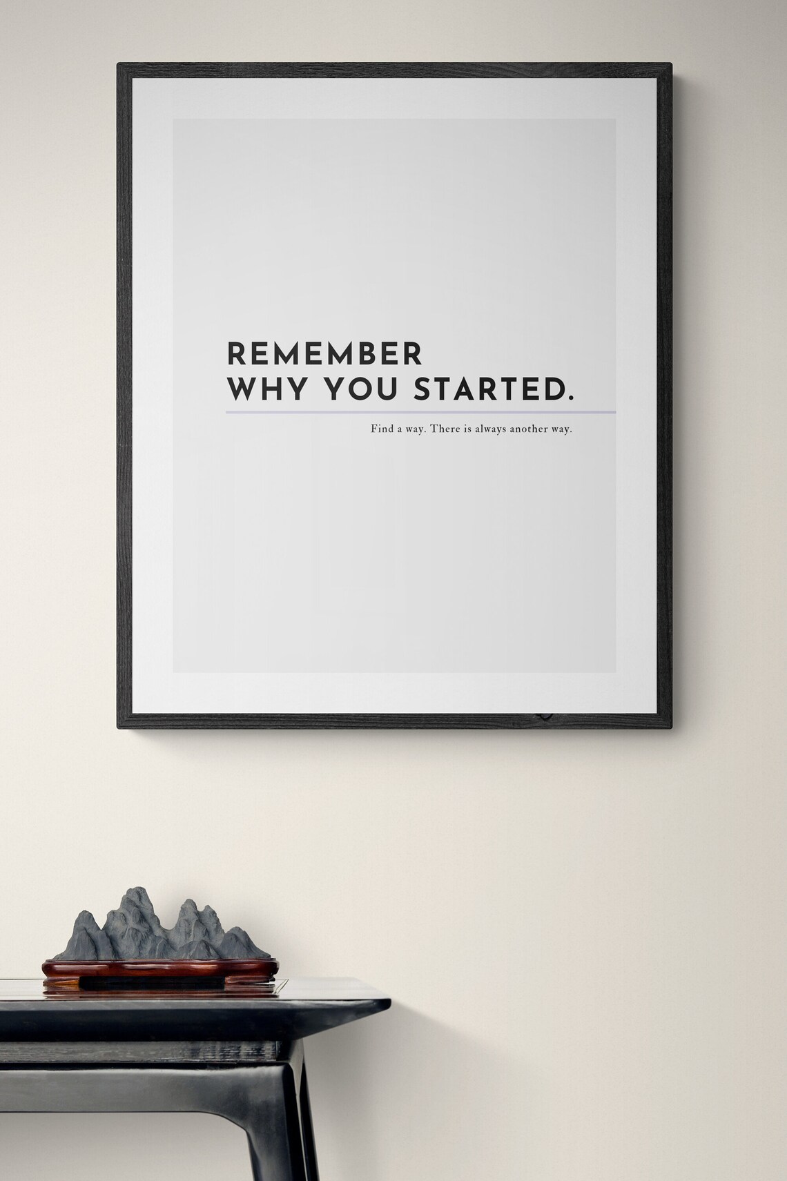 Remember Why You Started Poster Inspirational Quotes Poster - Etsy