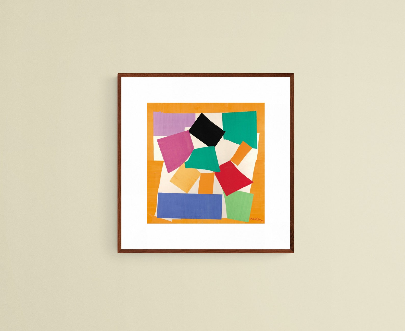 Matisse the Snail Art Exhibition Poster Henri Matisse Minimalist ...