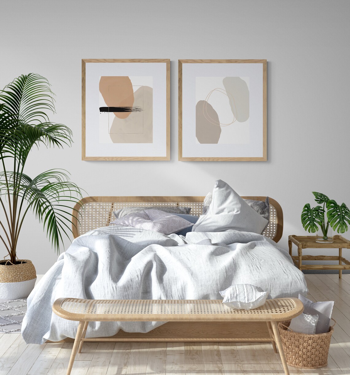 Abstract Neutral Art Modern Minimal Printable Wall Art Neutral Print ...