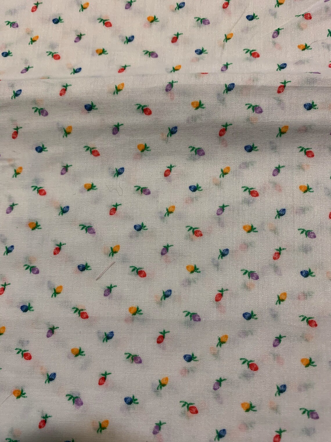 19” Vintage Small Floral Calico Print Cotton Fabric by Wamsutta - Etsy