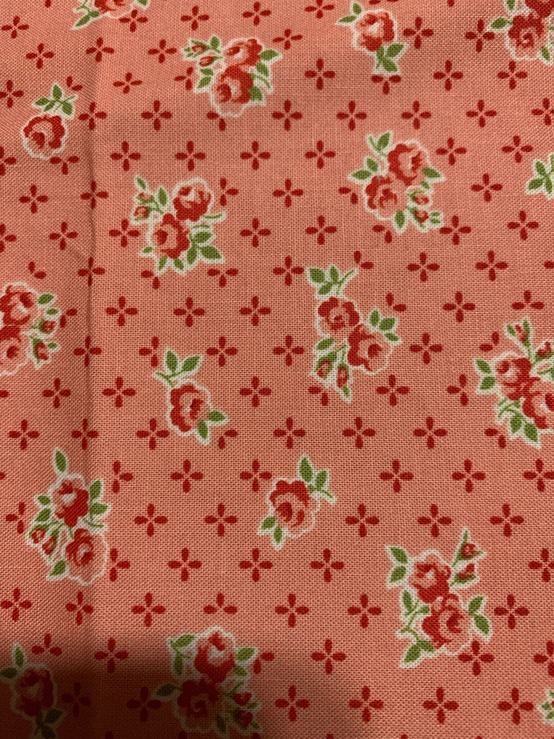1/2 Yd early Bird Floral Print Cotton Fabric by Bonnie & Camille for ...