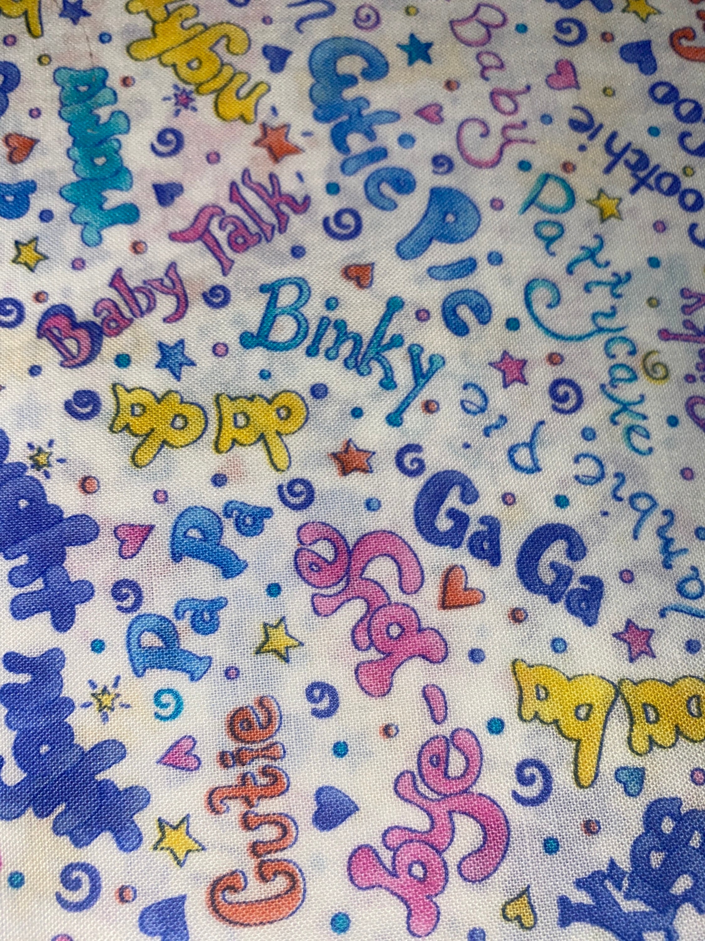 1/2 Yd basically Baby Baby Words by Cheri Strole for SSI - Etsy