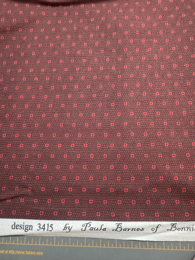 1/2 Yd Greystone 1800’s Reproduction Print by Paula Barnes for Marcus ...