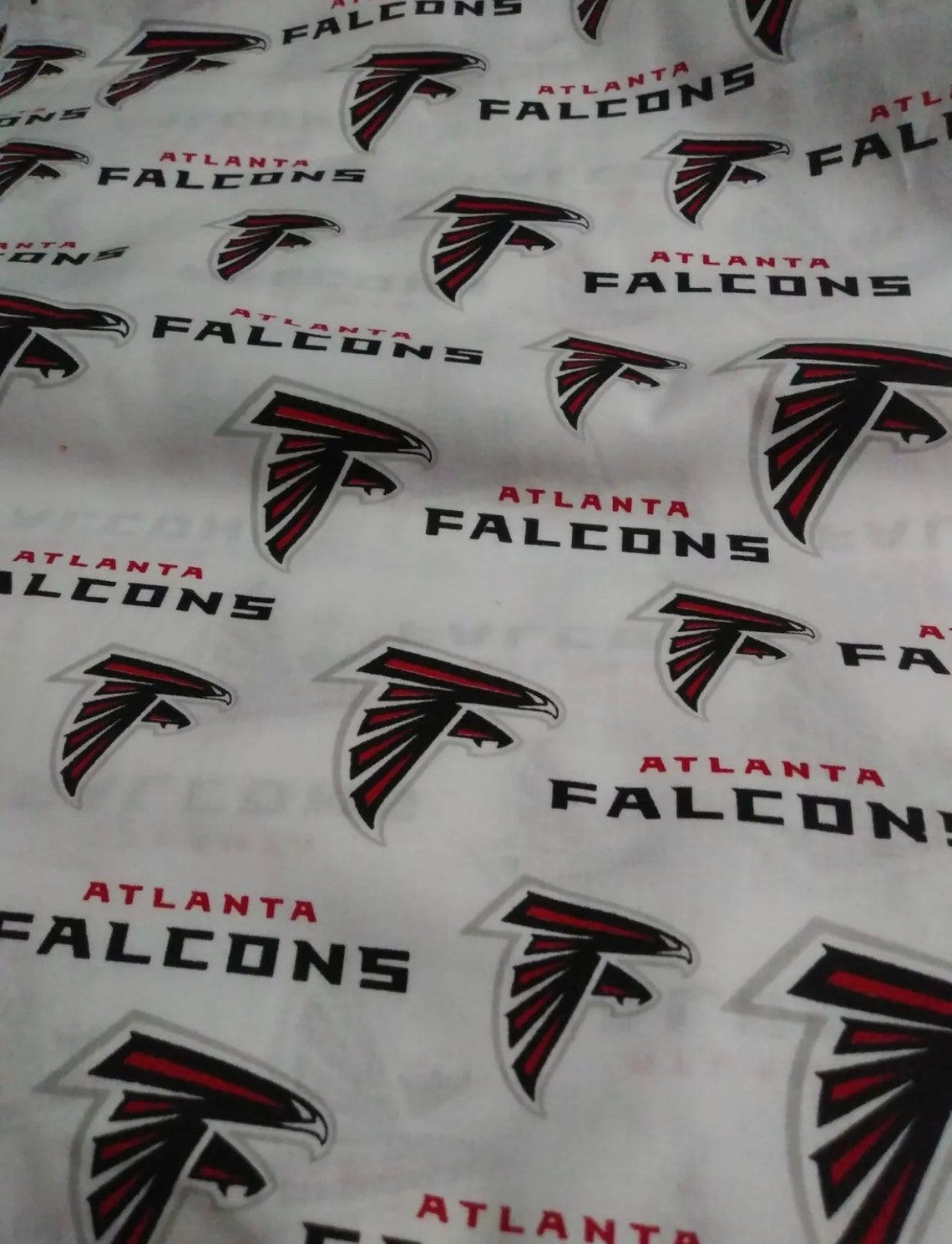 NFL Atlanta Falcons Fabric Swatch 14x 9 | Etsy