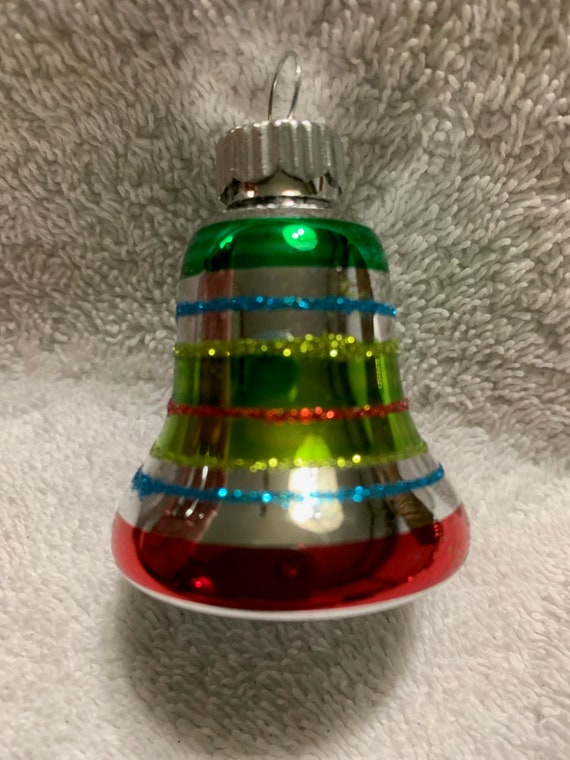 Shiny Brite by Radko Glass Bell Feather Tree Christmas - Etsy