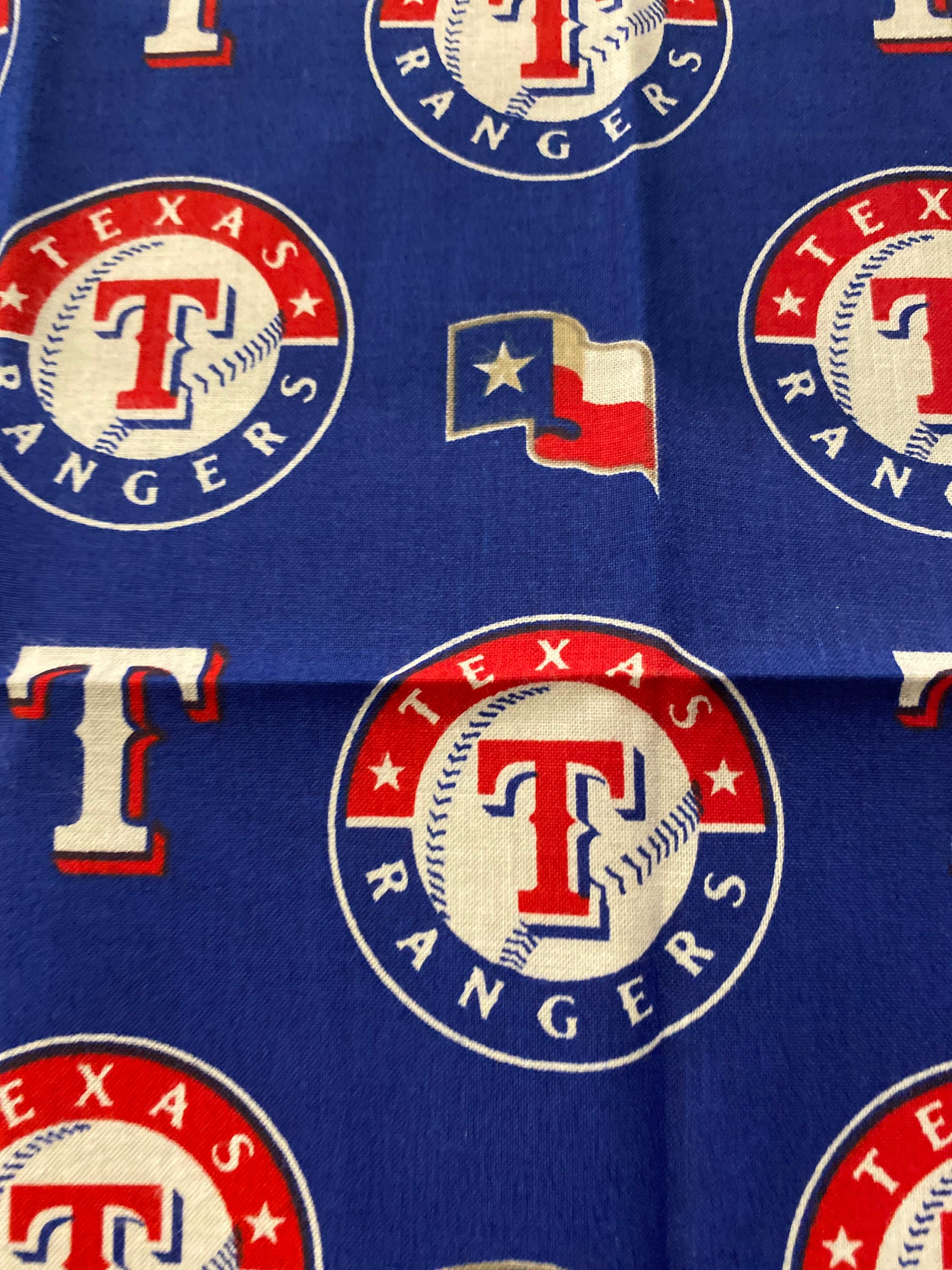 Buy MLB Texas RANGERS Fabric Swatch 14”x9” Online in India - Etsy
