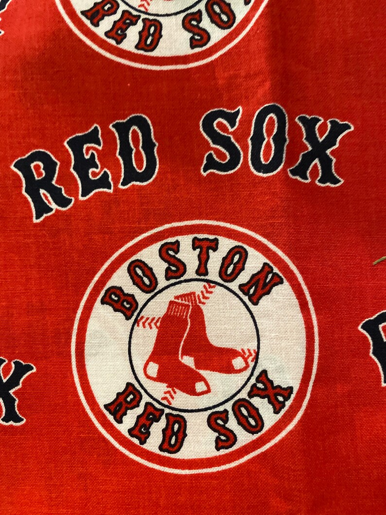 MLB Boston Red Sox Fabric Swatch 14”x9” - Etsy