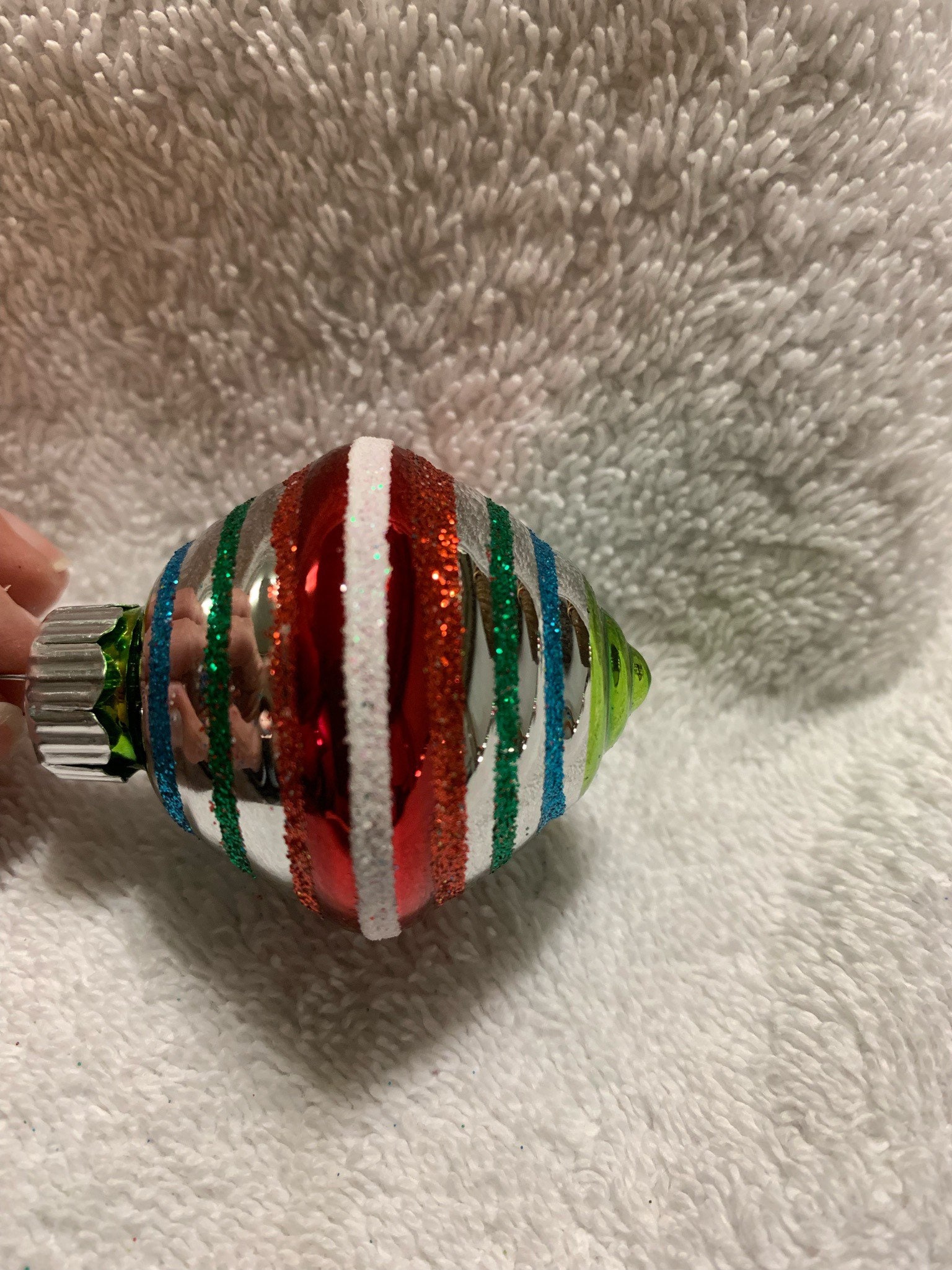 Shiny Brite by Radko Teardrop Feather Tree Christmas Ornament - Etsy